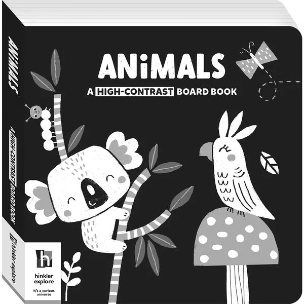 Animals black and white High-Contrast Board Book – Kidzstuffonline