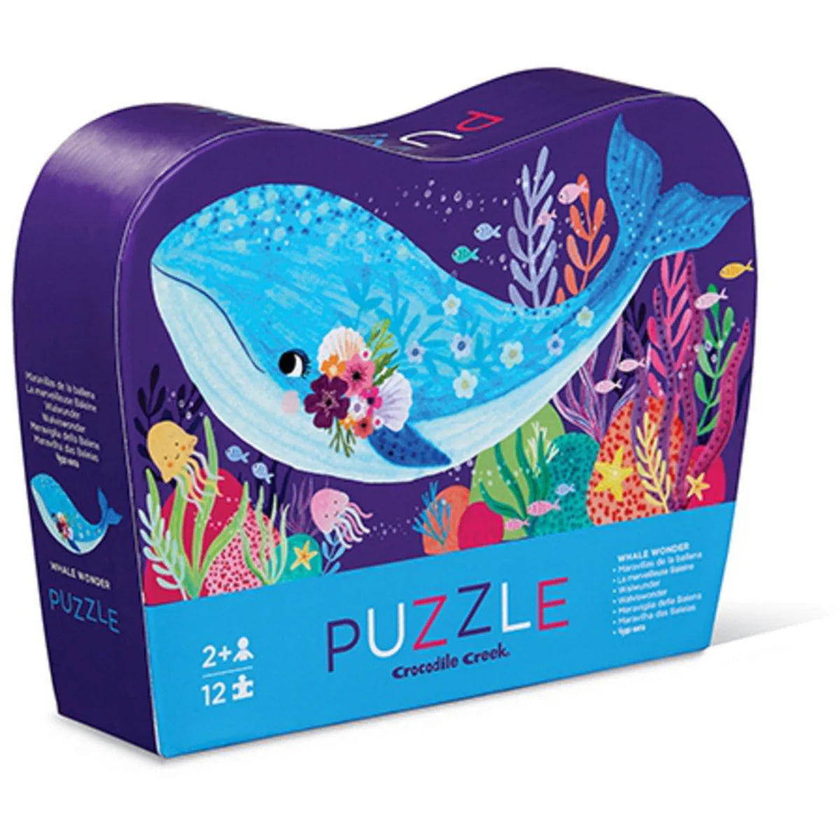 12p Whale Wonder Puzzle Crocodile Creek – Kidzstuffonline