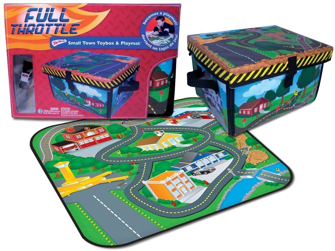 Small Town Toy Box and Play Mat Zipbin – Kidzstuffonline