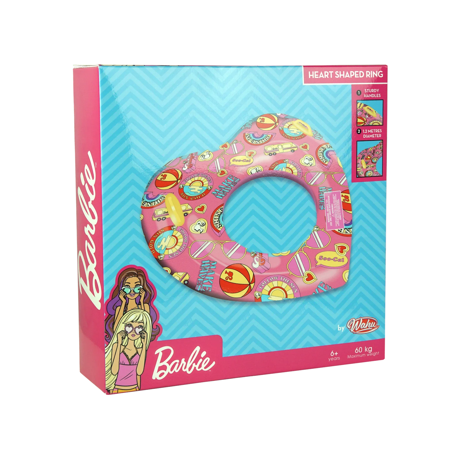 Barbie Heart Shaped Swim Ring – Kidzstuffonline