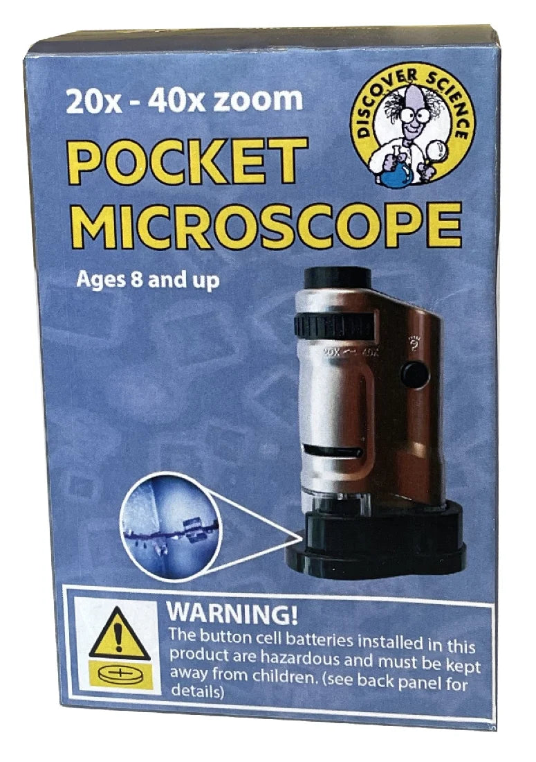 Discover Science Pocket Microscope – Kidzstuffonline