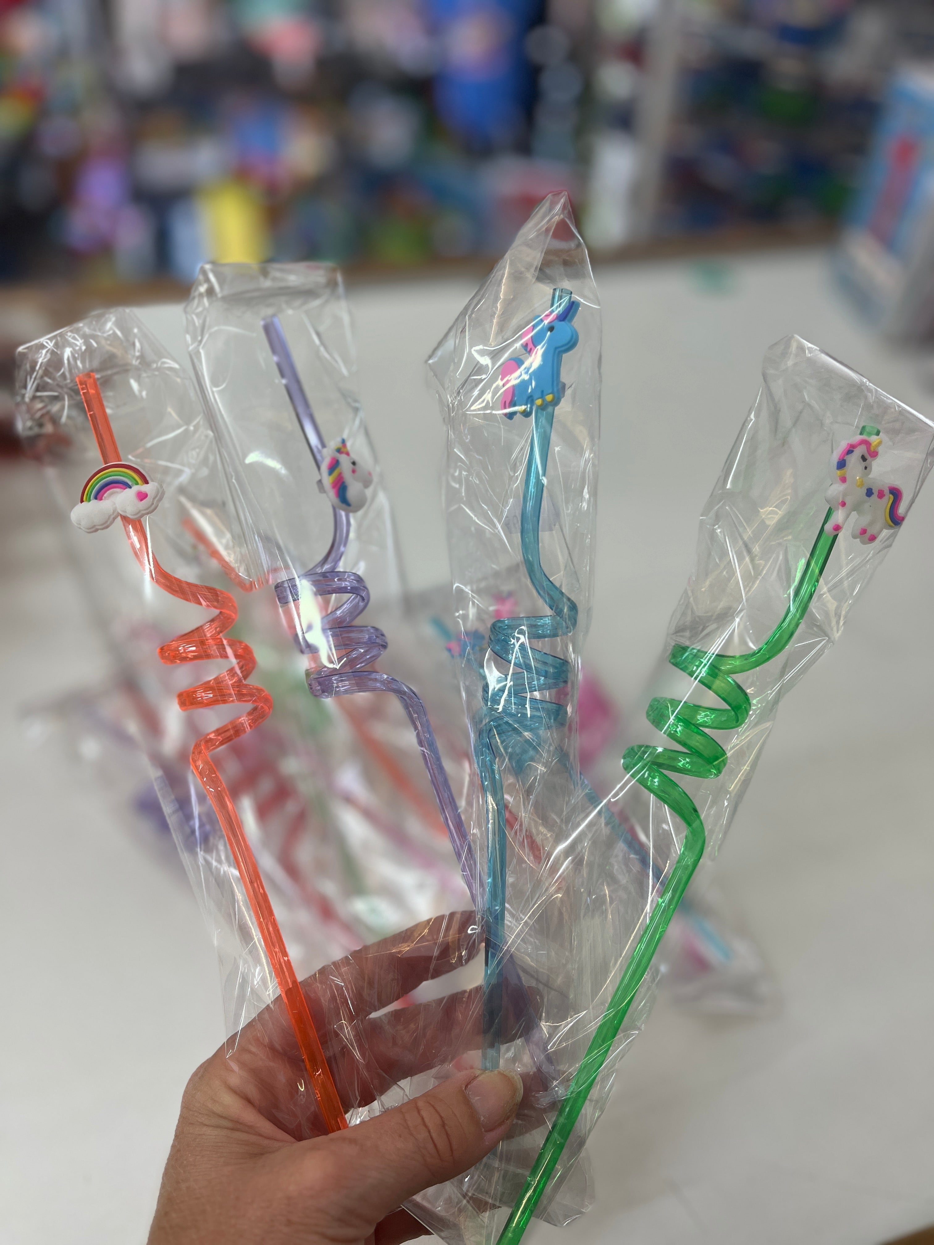 Straw curly x1 – Kidzstuffonline