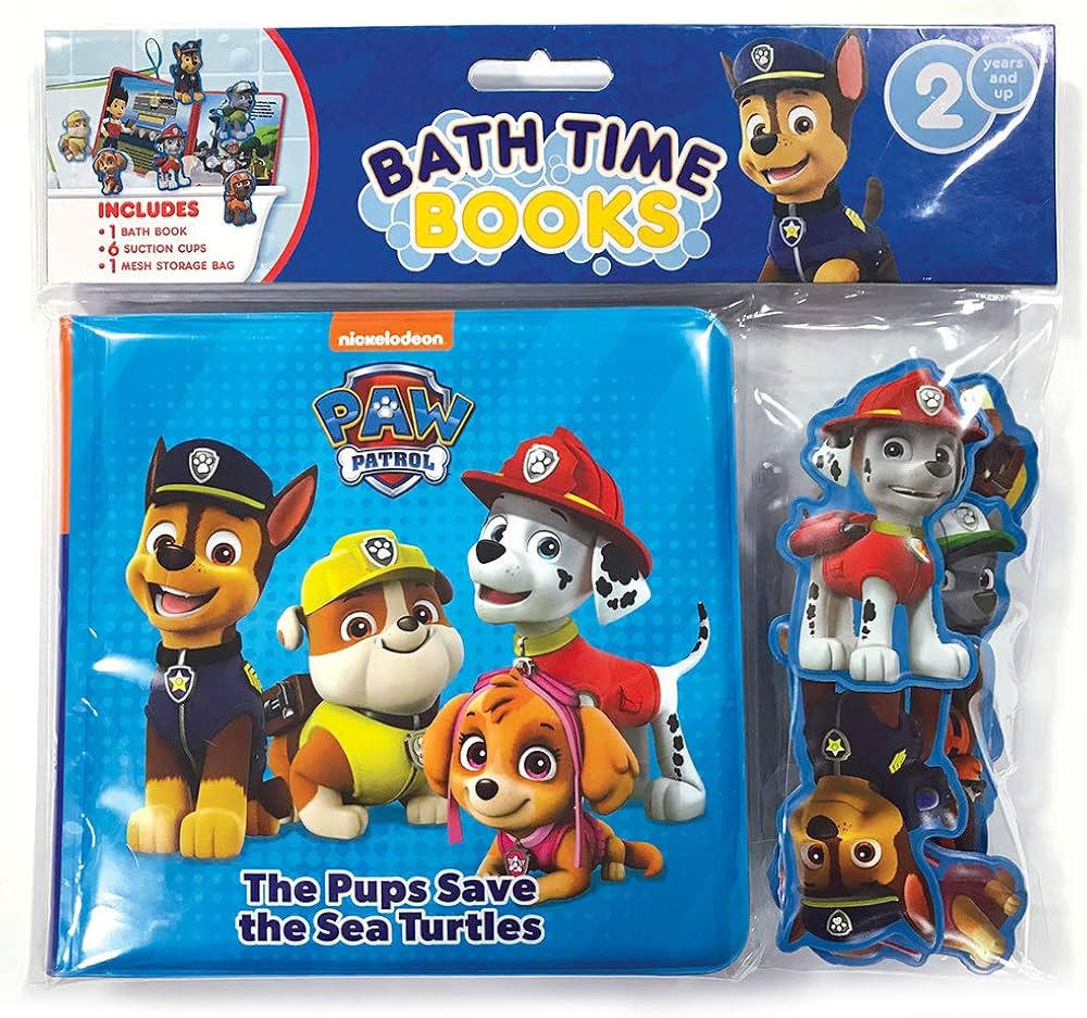 The Pups Save the Sea Turtles Paw Patrol Bath Book – Kidzstuffonline
