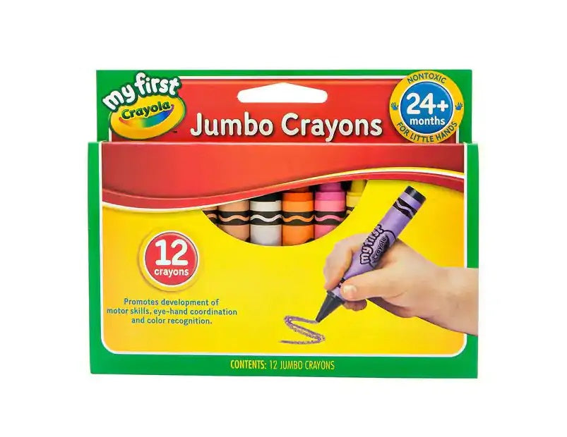 Crayola 12 Jumbo Crayons – Kidzstuffonline