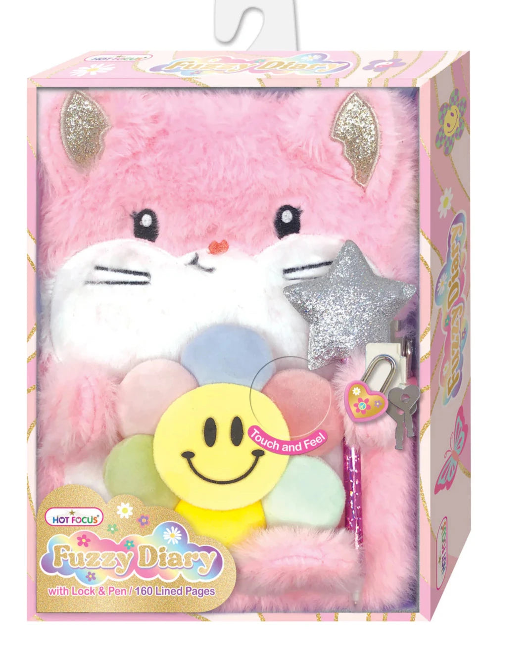 Fuzzy Lockable Diary – Kidzstuffonline
