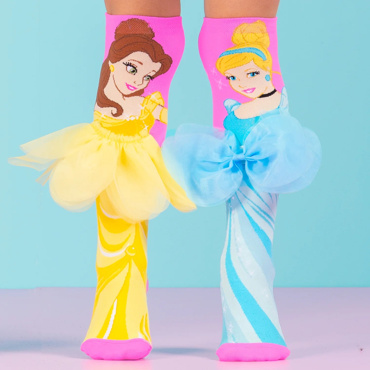 Madmia socks Princess disney Belle and Cinderella – Kidzstuffonline