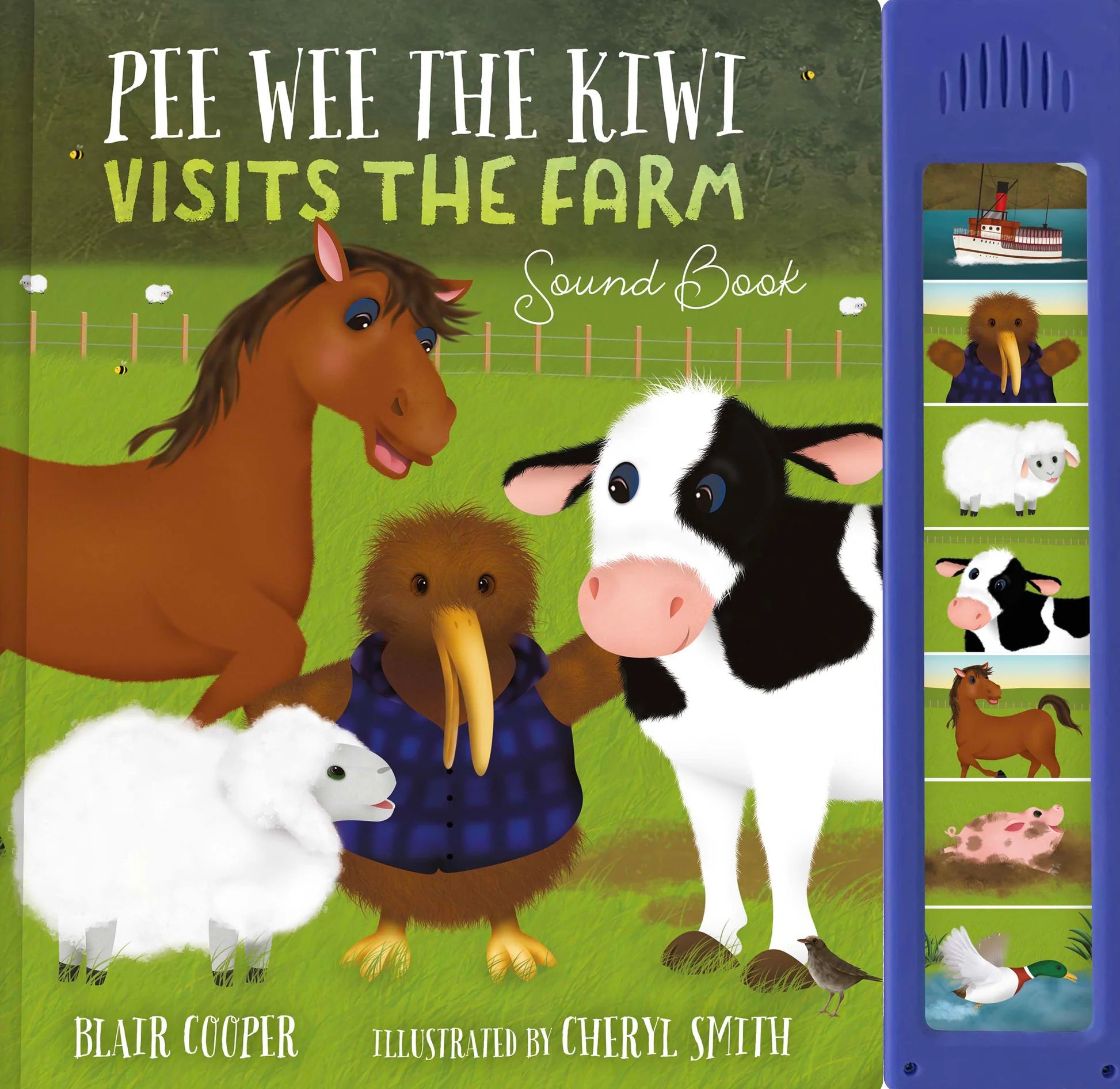 Pee Wee the Kiwi's Noisy Farm Adventure Sound Book – Kidzstuffonline