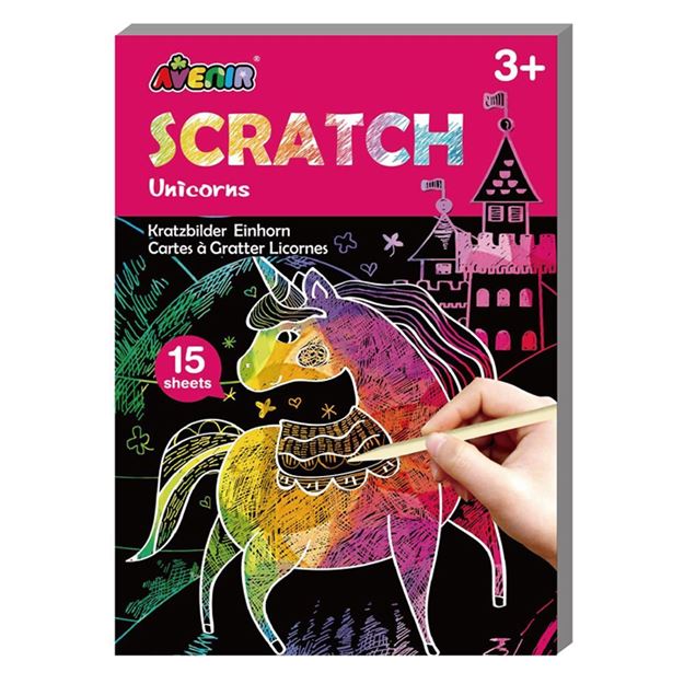 Scratch Art Avenir - Unicorns – Kidzstuffonline