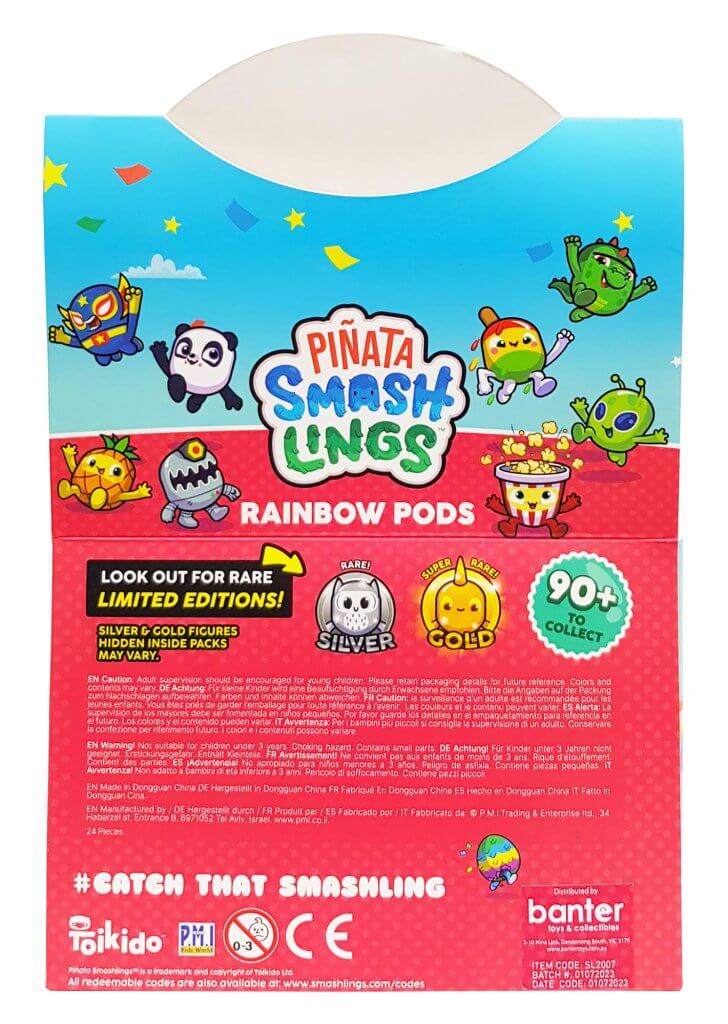 Smashlings Pinata 4cm figure x 1 – Kidzstuffonline