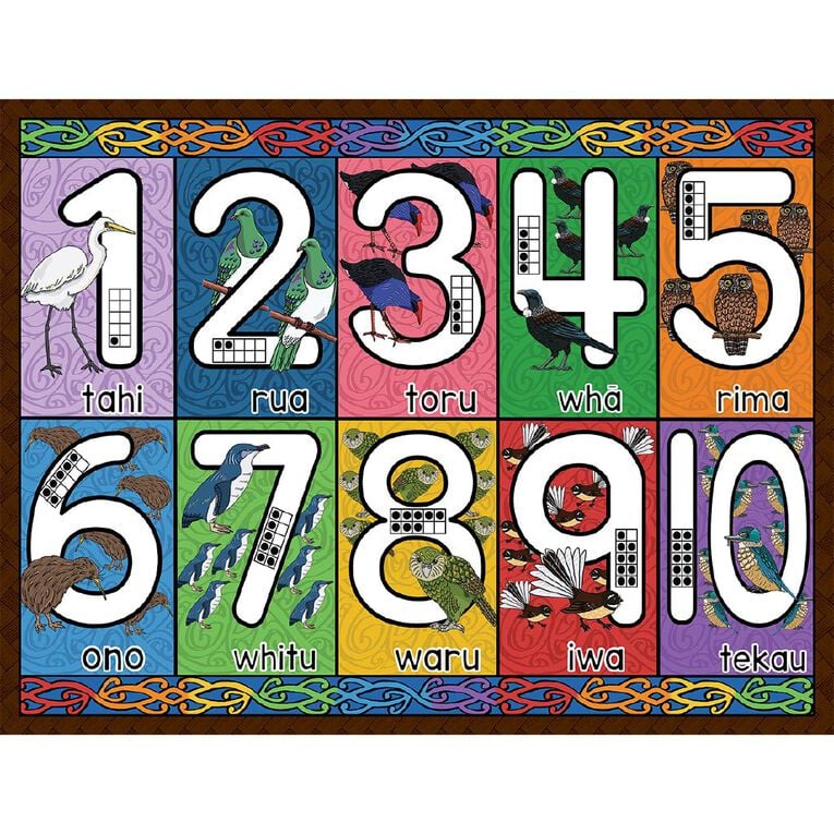 Te Reo Maori tray Puzzle - Nga Tau Numbers, – Kidzstuffonline