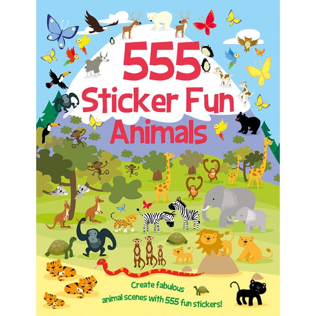 Sticker book Animals – Kidzstuffonline