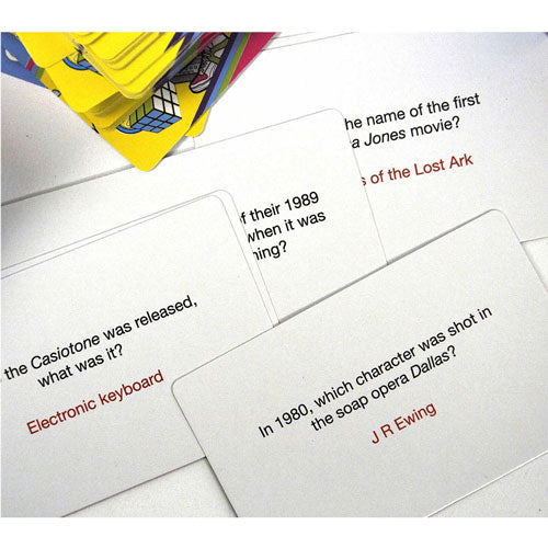 80's Trivia Card Game | Kidzstuffonline