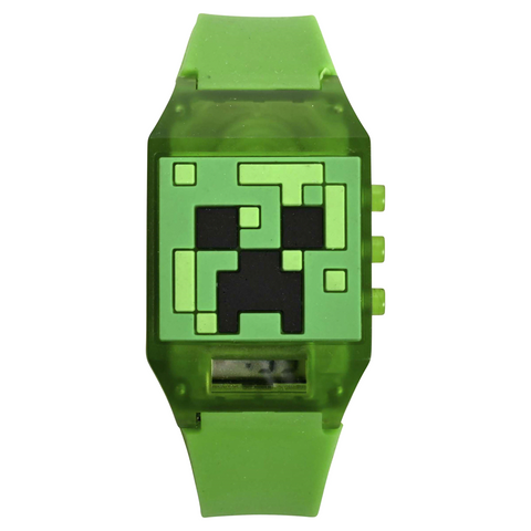 Minecraft Watch flashing LCD | Kidzstuffonline