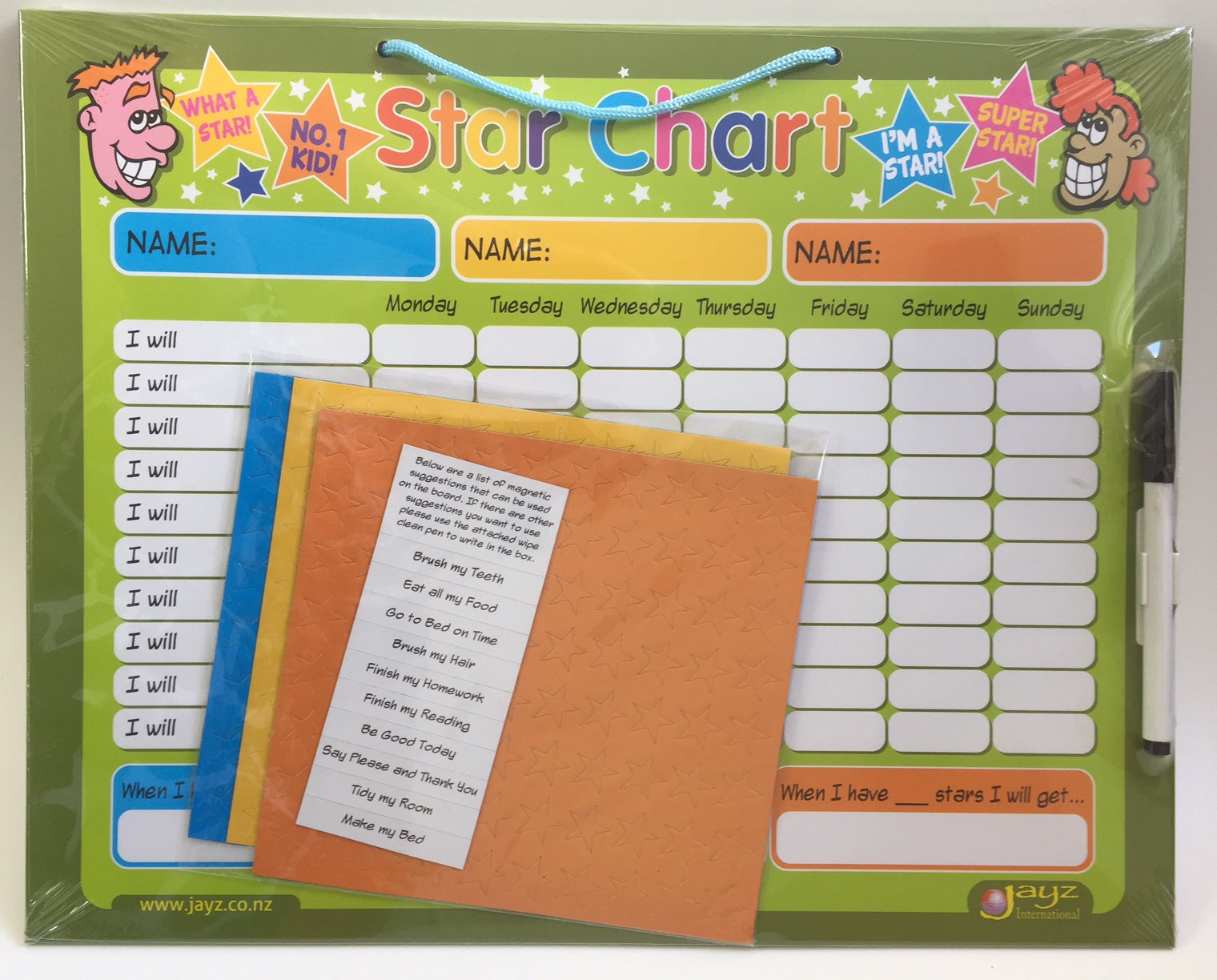 magnetic Star Chart Large – Kidzstuffonline